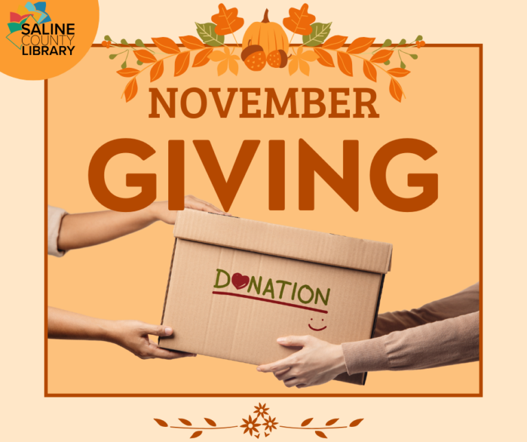 November Giving! - Saline County Library